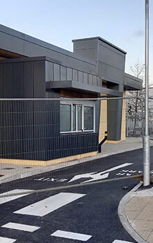 Bespoke Aluminium Roofing Products for Retail Development in Bath, England